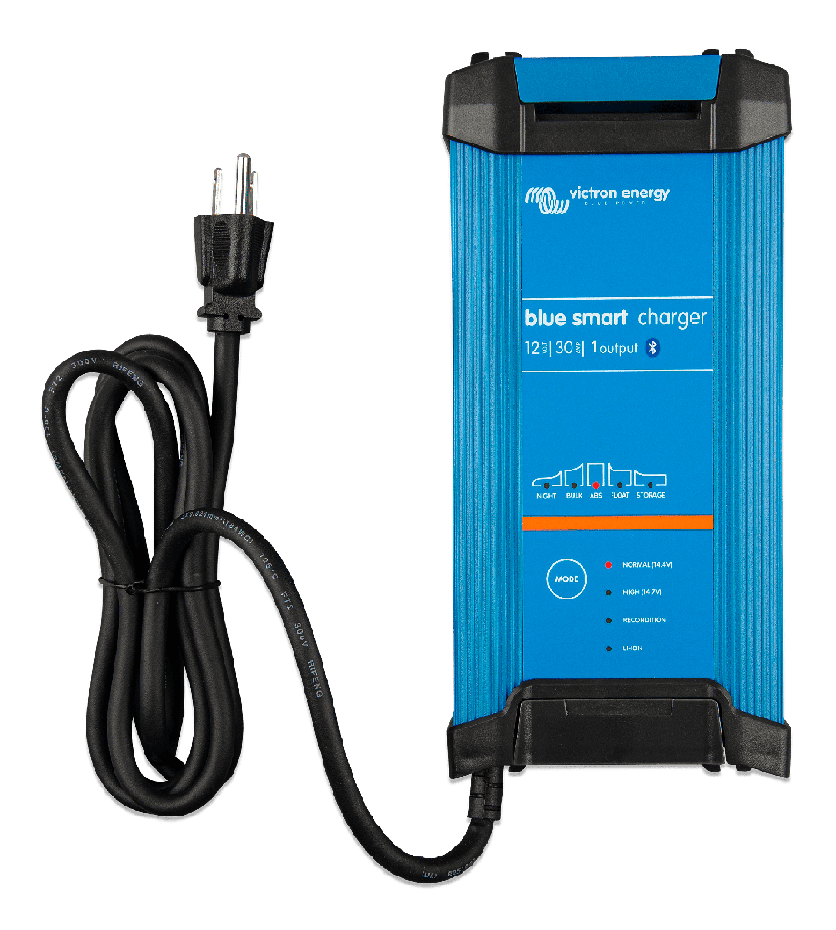 Blue Smart IP22 Charger 12/30 (1) 120V NEMA 5-15 | Off-Grid Power Systems